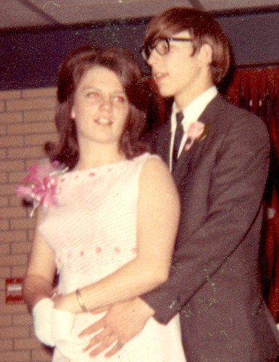 Debbie Weis and Keith Schroeder were juniors at the 1969 prom.