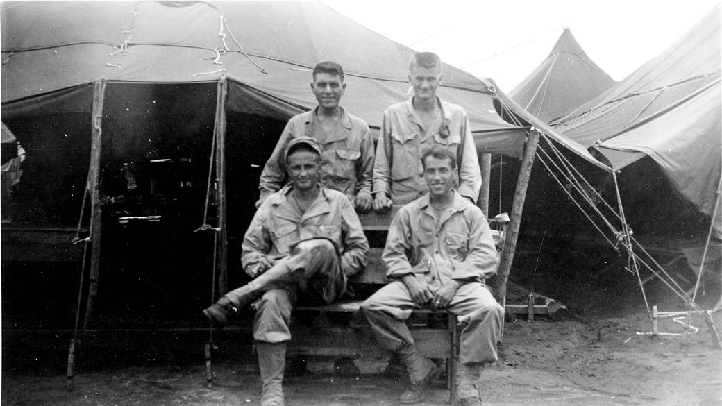 Bill Enenbach - back right in the Philippines