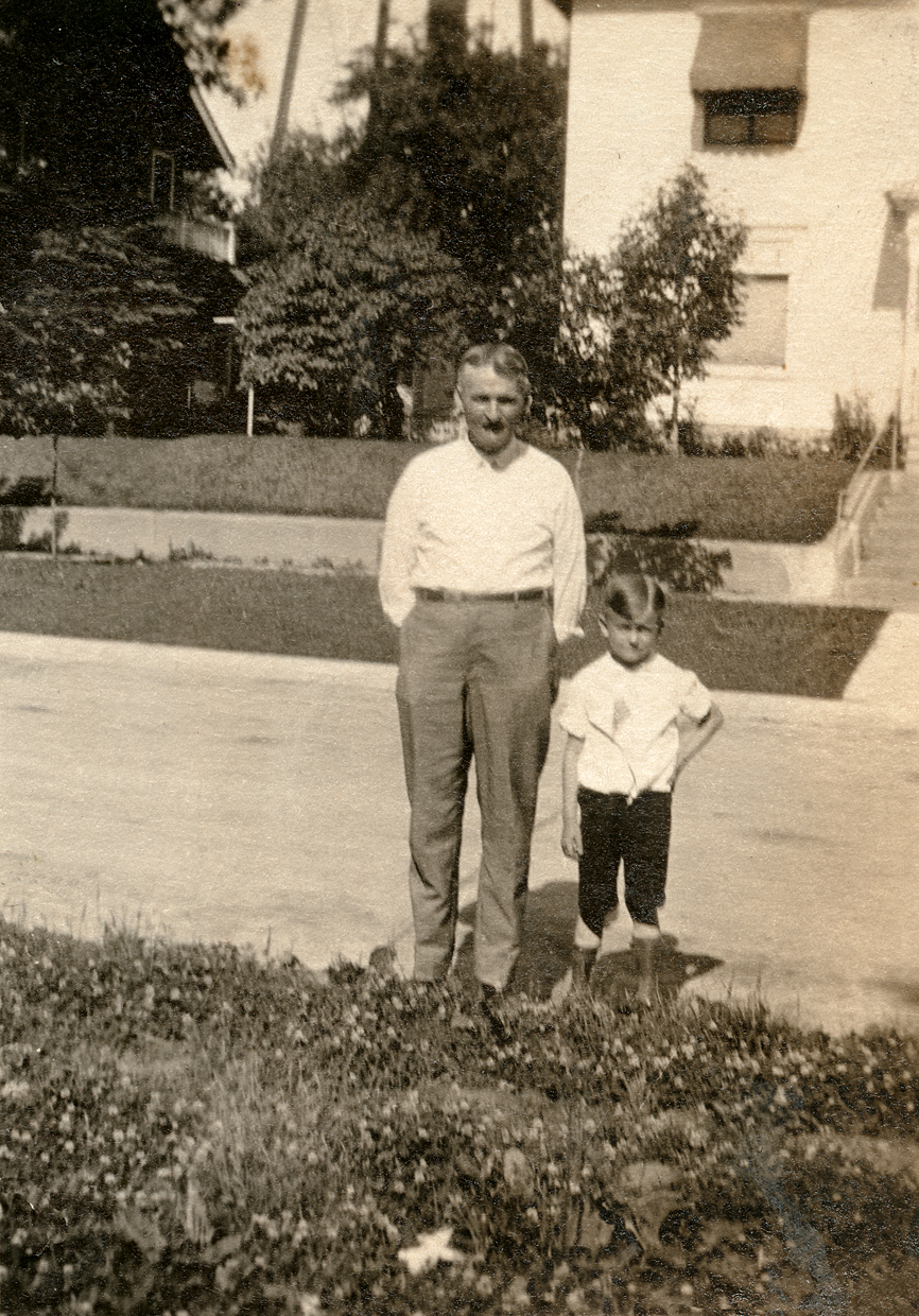 Mark Enenbach, with son Bill