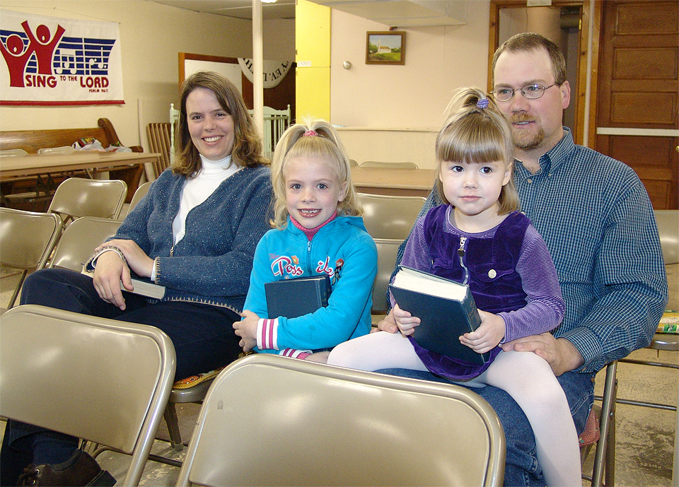 Ken Grimm with his family