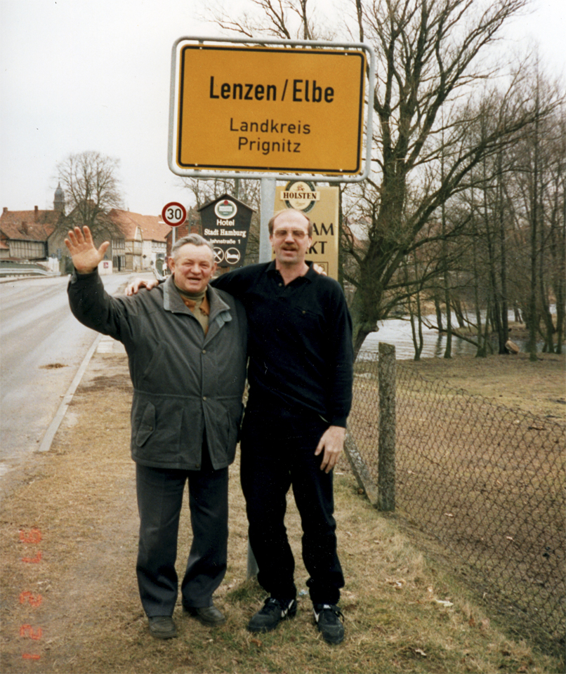 1997 Peter Kusel & Dave Kusel just outside of Lenzen, Germany