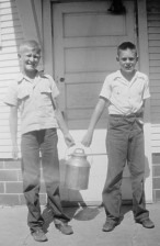 L to R: Lenus Mundt (10), Larry Knudson (11)