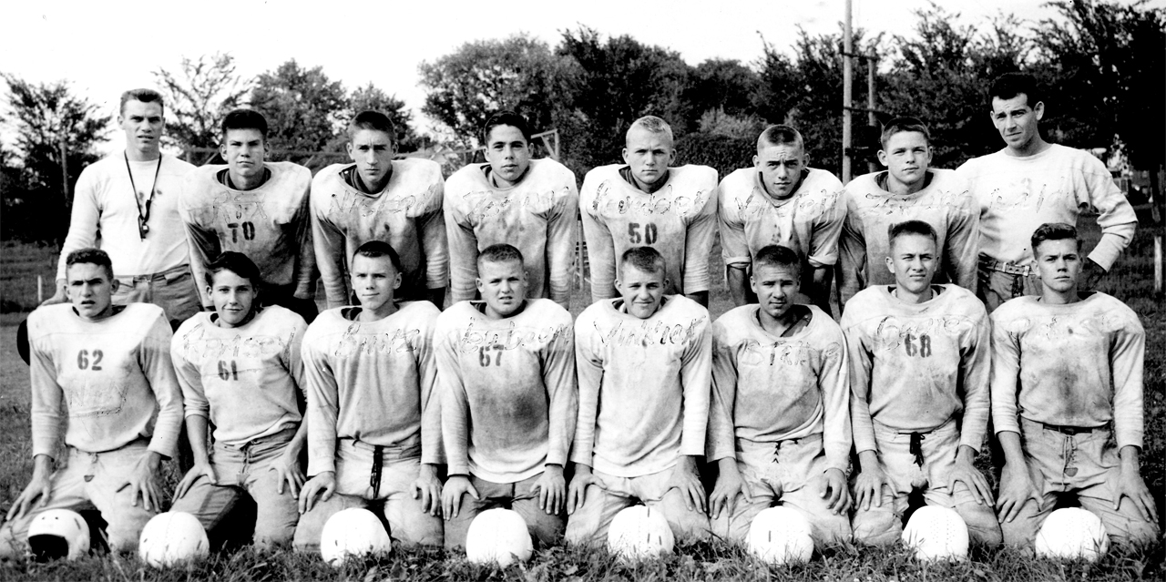 Back: Larry Gillespie coach, Richard Rix, Roger Nielsen, Dick Zerwas ...