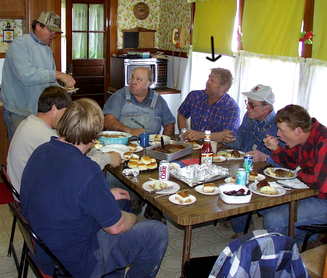 Arrow pointing to Keith