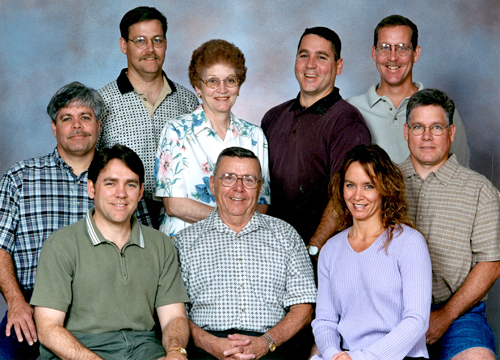 Back: Kevin, John, Steve