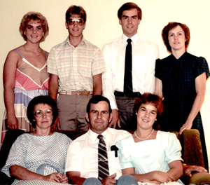 Back: Janis, Paul, Robert, Debra